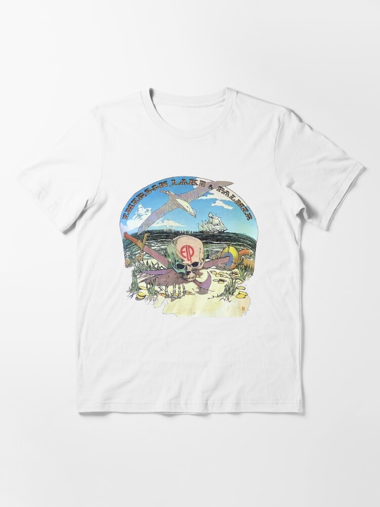 "ELP Pirates '77 Tour Shirt Recreation Print" T-shirt for Sale by ...