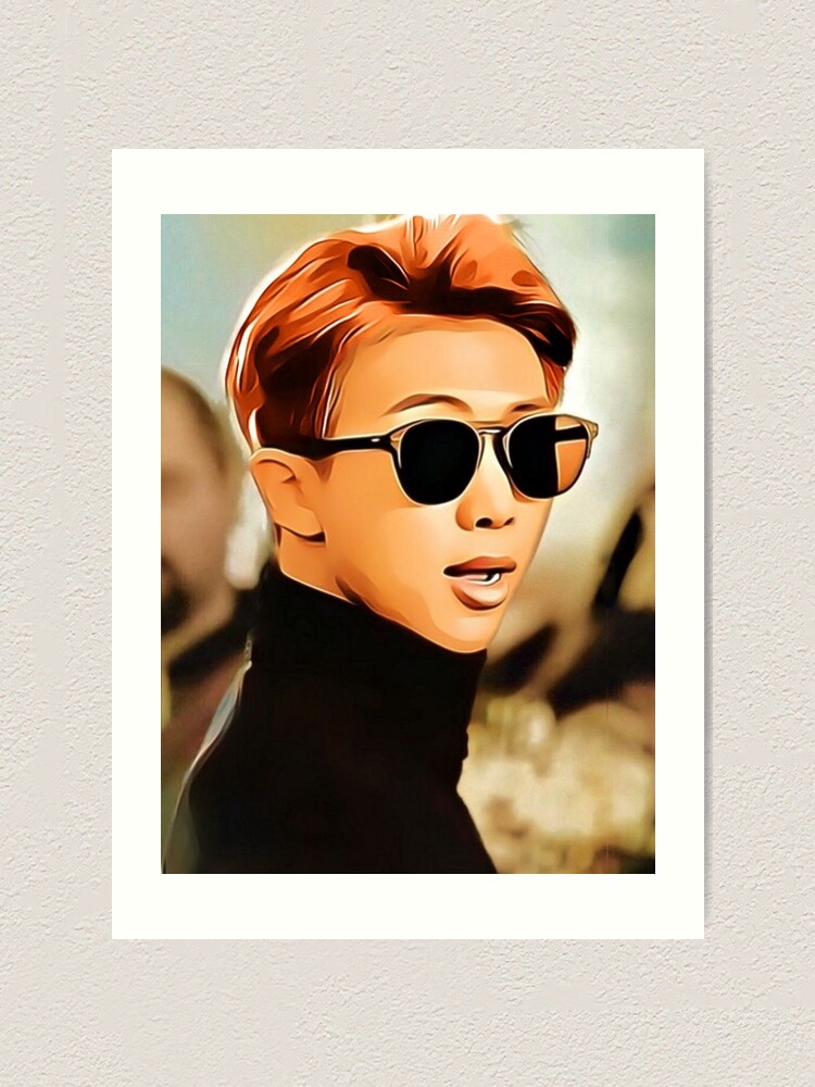 "BTS RM w/ sunglasses | Kpop Fanart | Idol Portrait ** HIGH-RESOLUTION ...