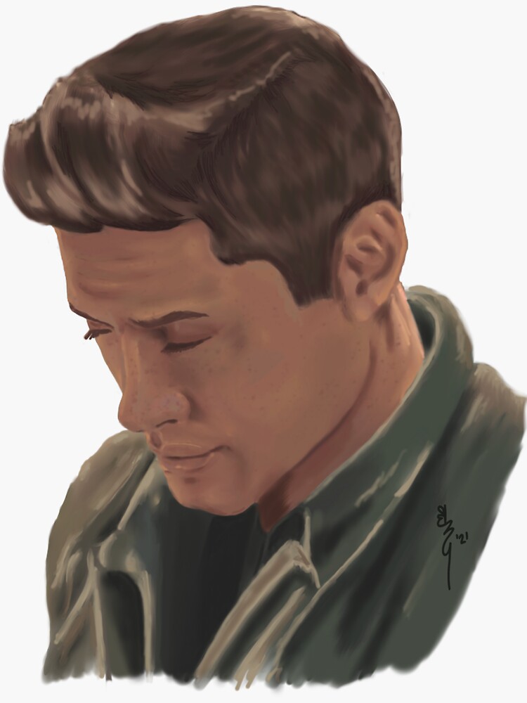 "Cas?" Sticker for Sale by Katieartstrader | Redbubble