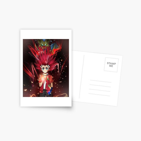 "Aiger Akabane beyblade turbo" Postcard for Sale by Reo12 | Redbubble