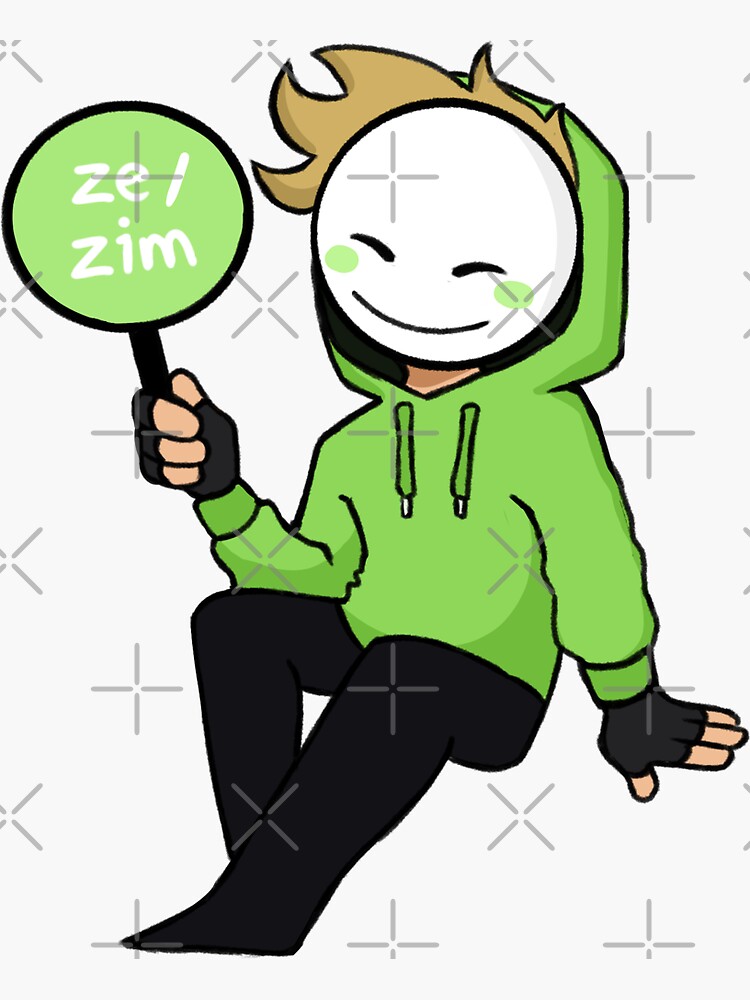 "Dream Pride: Ze/Zim" Sticker for Sale by vetrasama | Redbubble