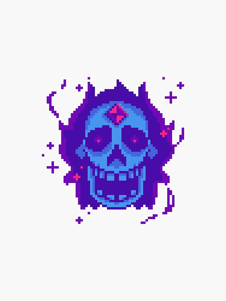 "Necromancy" Sticker for Sale by OliGalart | Redbubble