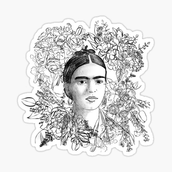 Pegatina «Frida Kahlo» de migdaliapace | Redbubble