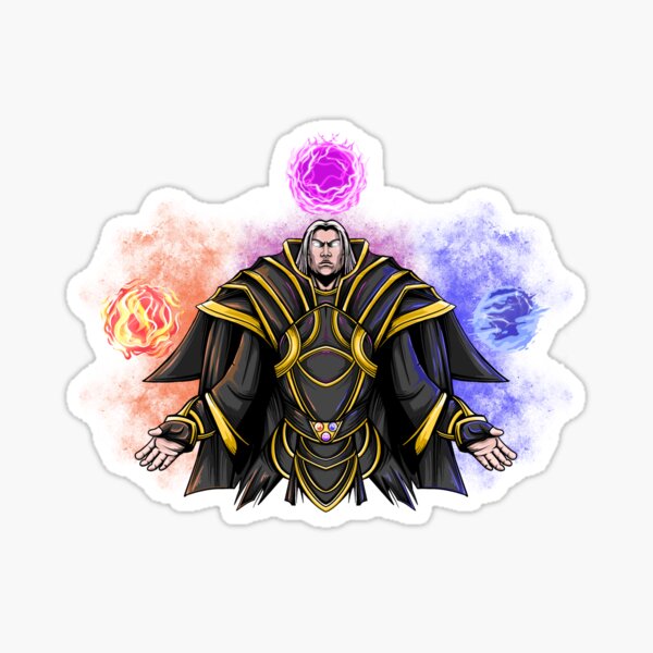 "Invoker Fan Art by Radiant Jungle" Sticker for Sale by vinmercurial ...