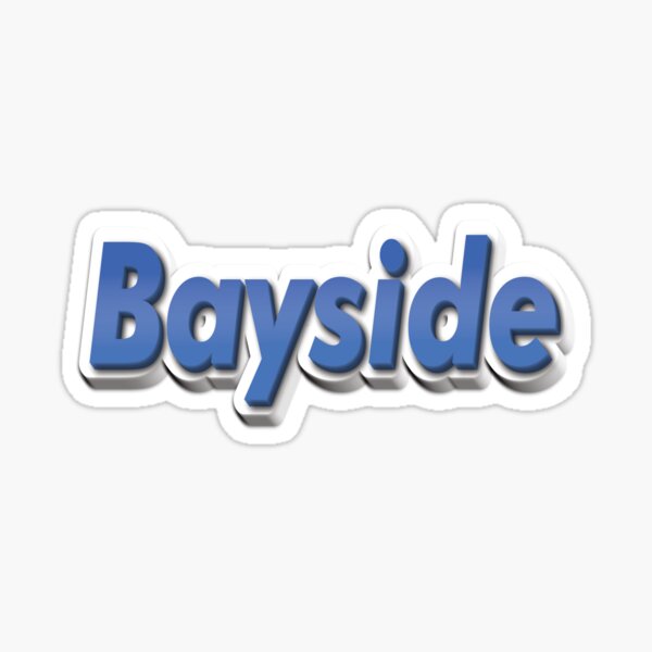 "Bayside" Sticker for Sale by QueensNewYork | Redbubble