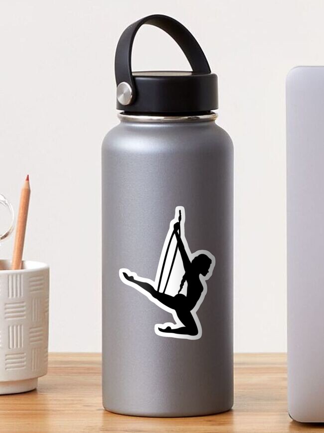 "Aerial Hoop Lyra Silhouette" Sticker for Sale by balgrittella | Redbubble