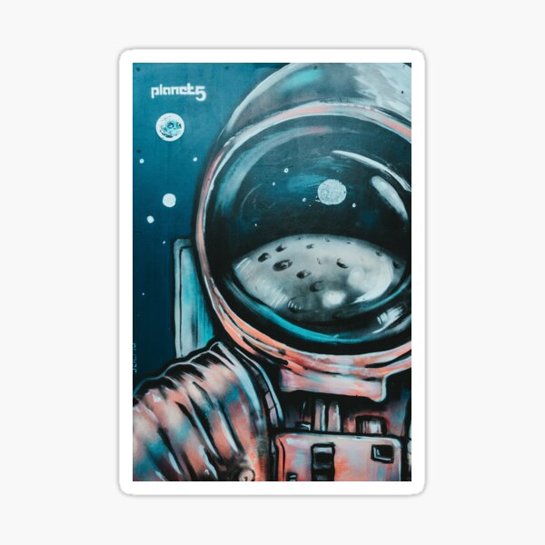 "Spaceman" Sticker for Sale by liwaaha | Redbubble