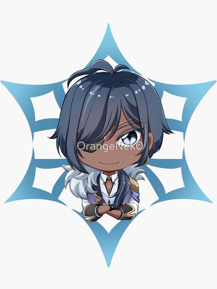 "Chibi Kaeya Genshin Impact" Sticker for Sale by OrangeNek0 | Redbubble