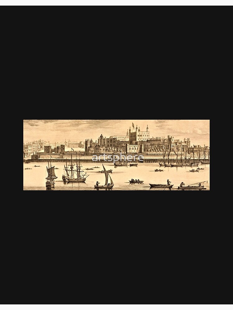 "Tower of London, 1737 Engraving, Skyline, Cityscape" Poster for Sale ...