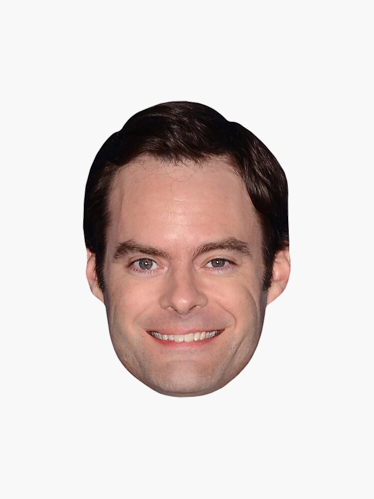 "bill hader face " Sticker for Sale by lavenderlouis | Redbubble