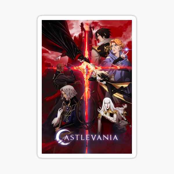 "Castlevania" Sticker for Sale by aTom03 | Redbubble