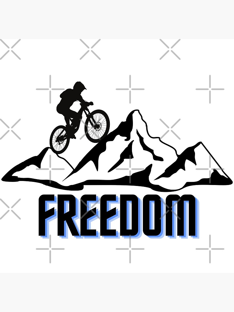 "Freedom Mountain Bike - Mtb Ride" Poster by Koiboi11 | Redbubble