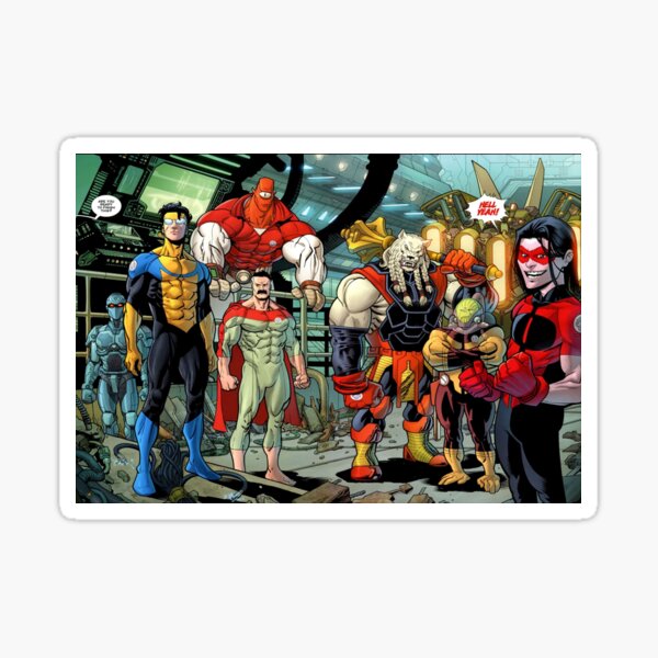 "Invincible Character" Sticker by Napstore | Redbubble