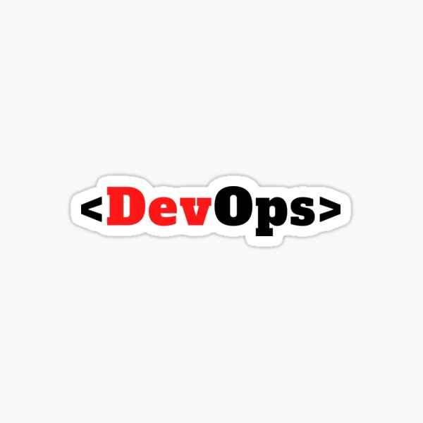 "DevOps inscription as code" Sticker by DevOps-it | Redbubble