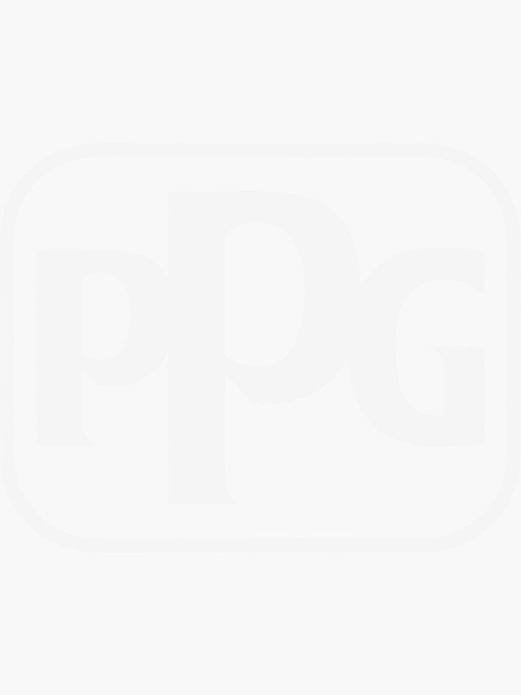"stunning PPG Logo Design" Sticker by mafatan | Redbubble