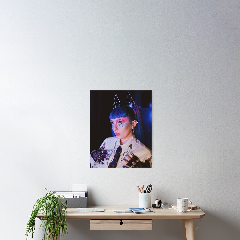"ashnikko" Poster for Sale by hamstercupboy | Redbubble