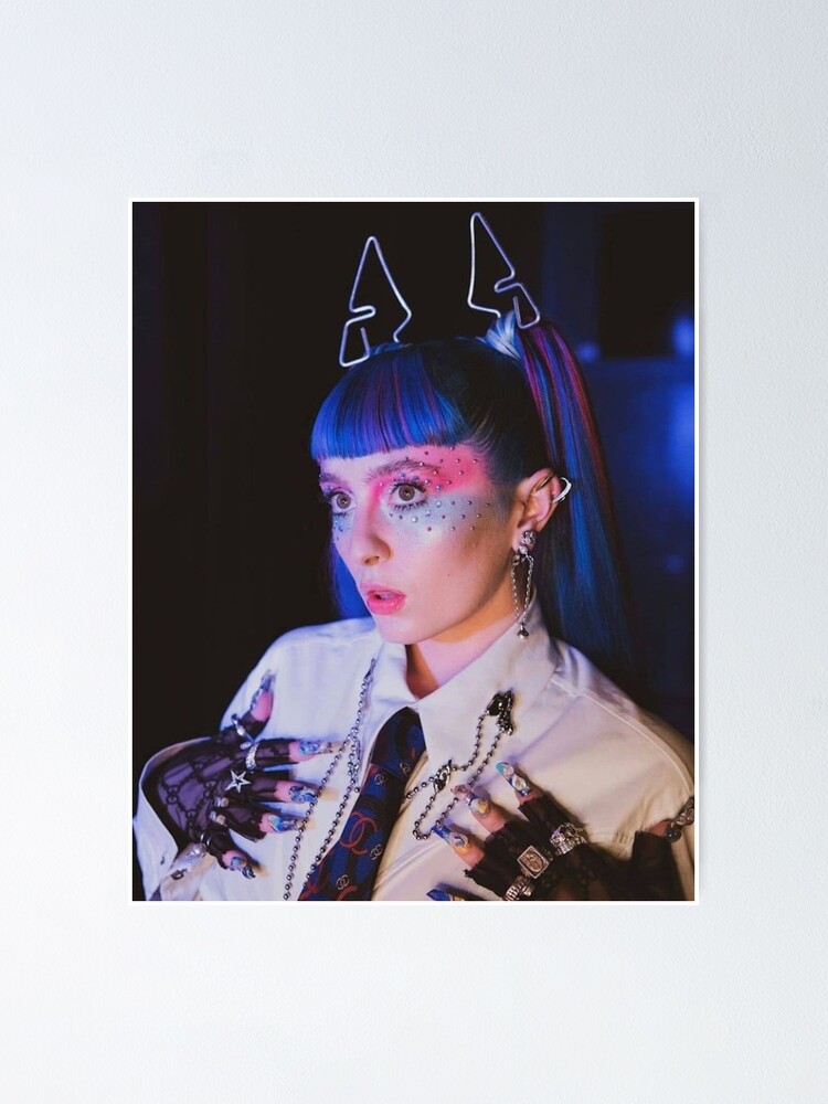 "ashnikko" Poster for Sale by hamstercupboy | Redbubble