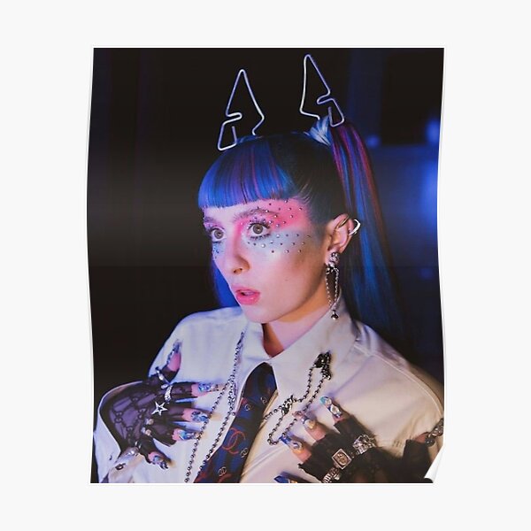 "ashnikko" Poster for Sale by hamstercupboy | Redbubble