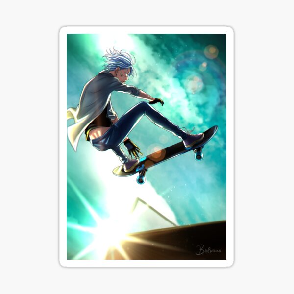 "Sk8 The Infinity ~ Langa" Sticker by Balvana | Redbubble