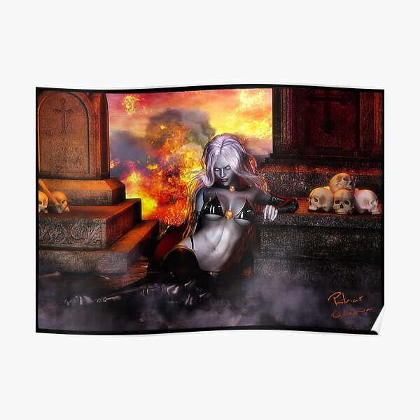 "Lady Death" Poster von PGandara | Redbubble