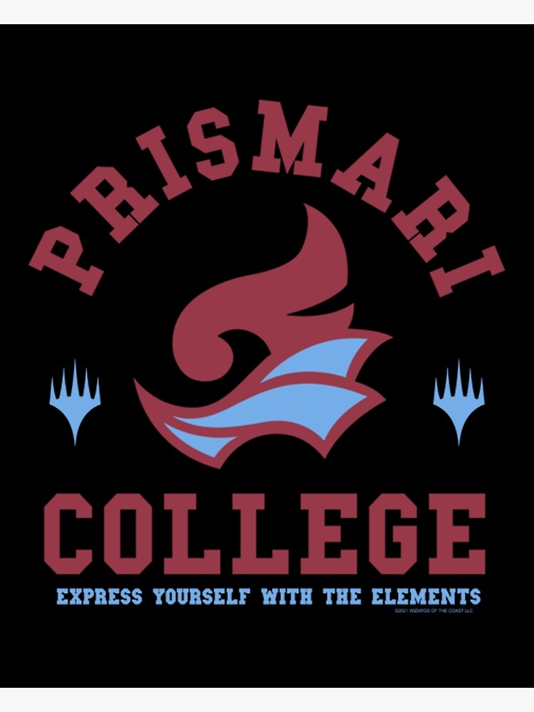"Magic The Gathering Strixhaven Prismari School Motto" Poster by ...