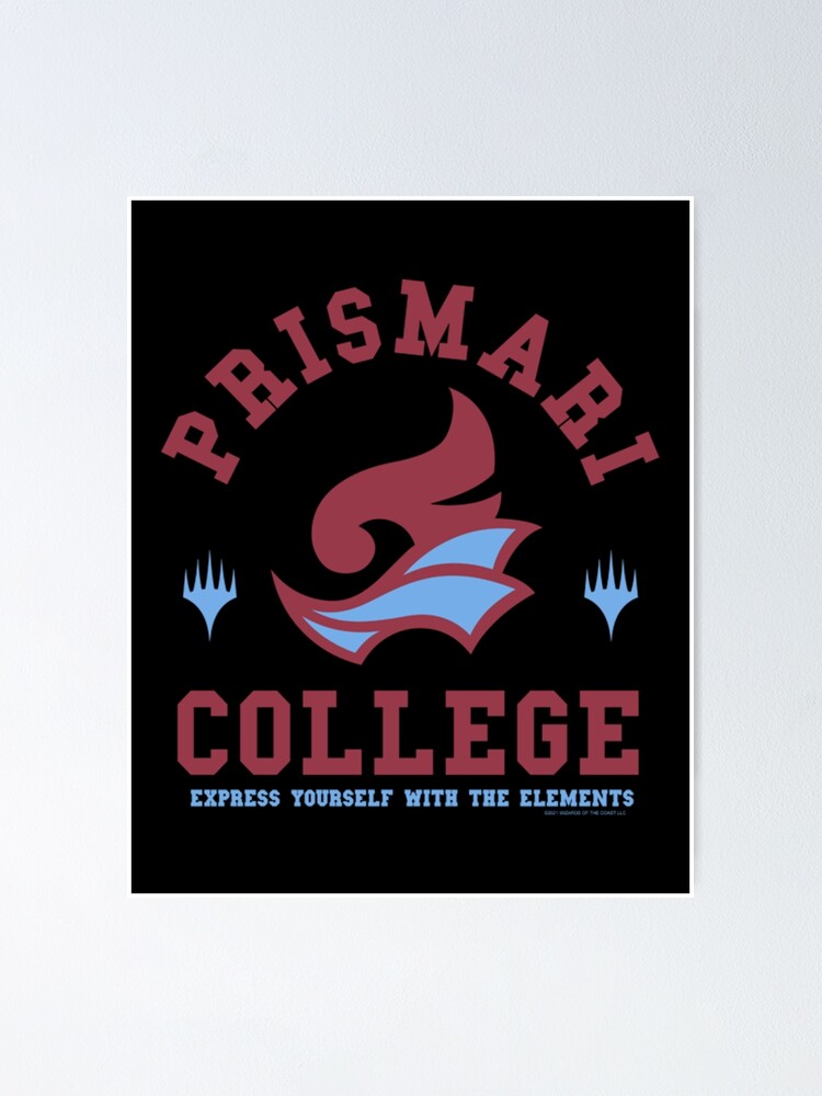 "Magic The Gathering Strixhaven Prismari School Motto" Poster by ...