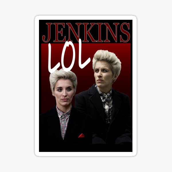 "Lol Jenkins This is England" Sticker by alicewashangry | Redbubble