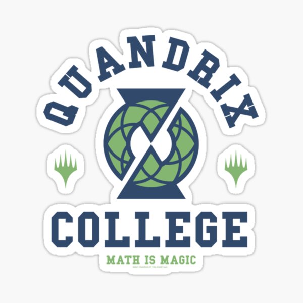 "Magic The Gathering Strixhaven Quandrix School Motto" Sticker for Sale ...