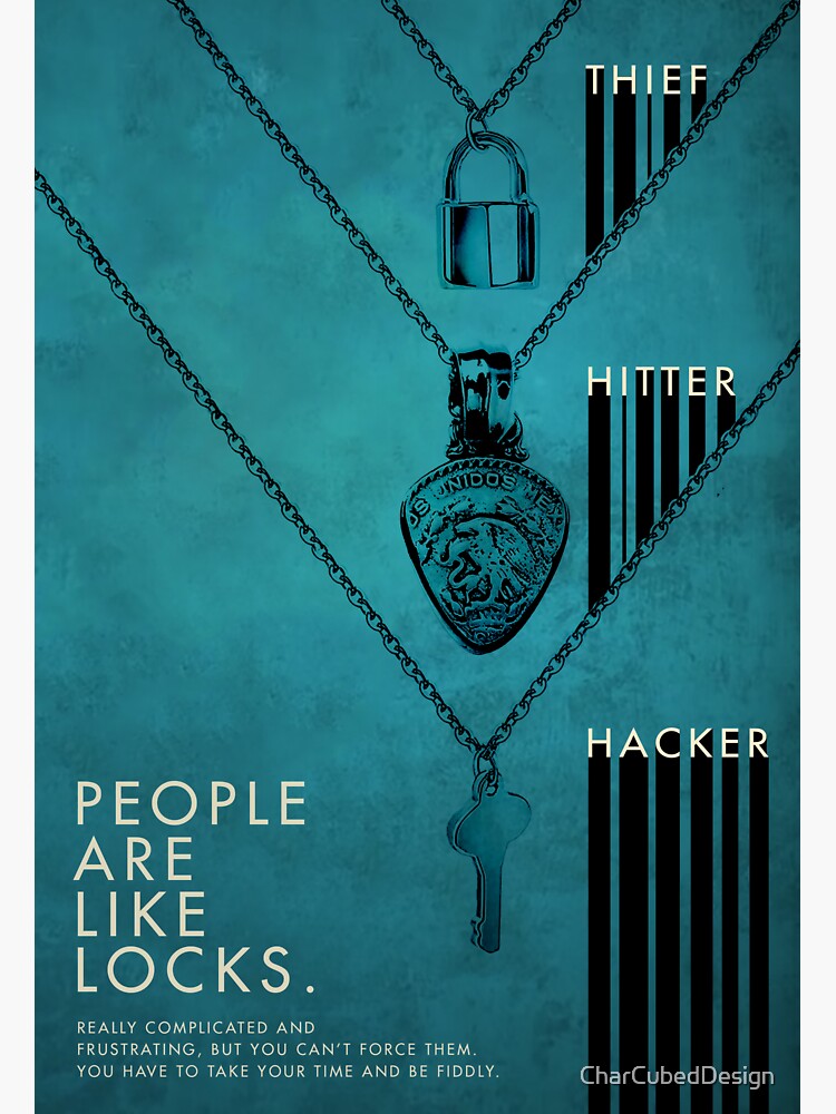 "Lock Pick Key - Leverage OT3" Sticker for Sale by CharCubedDesign ...