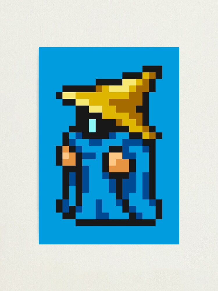 "Final Fantasy - Black Mage Sprite" Photographic Print for Sale by ...