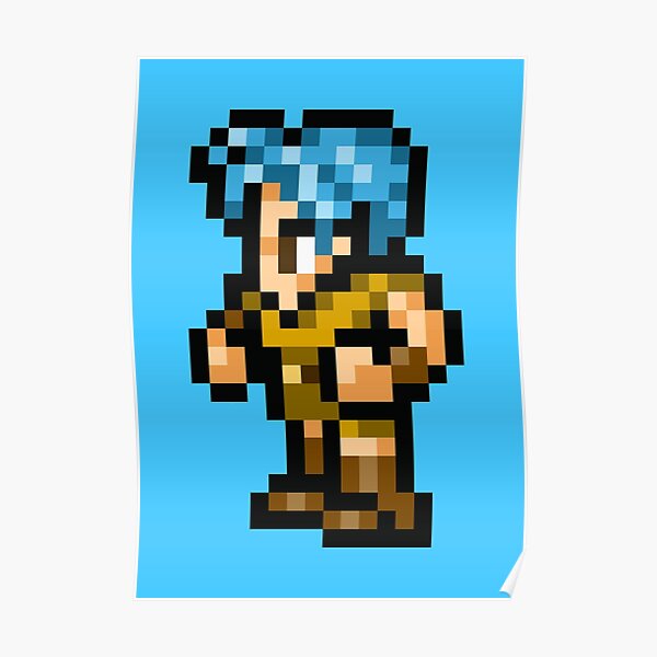 "Final Fantasy - Thief Sprite" Poster for Sale by SpriteZone | Redbubble