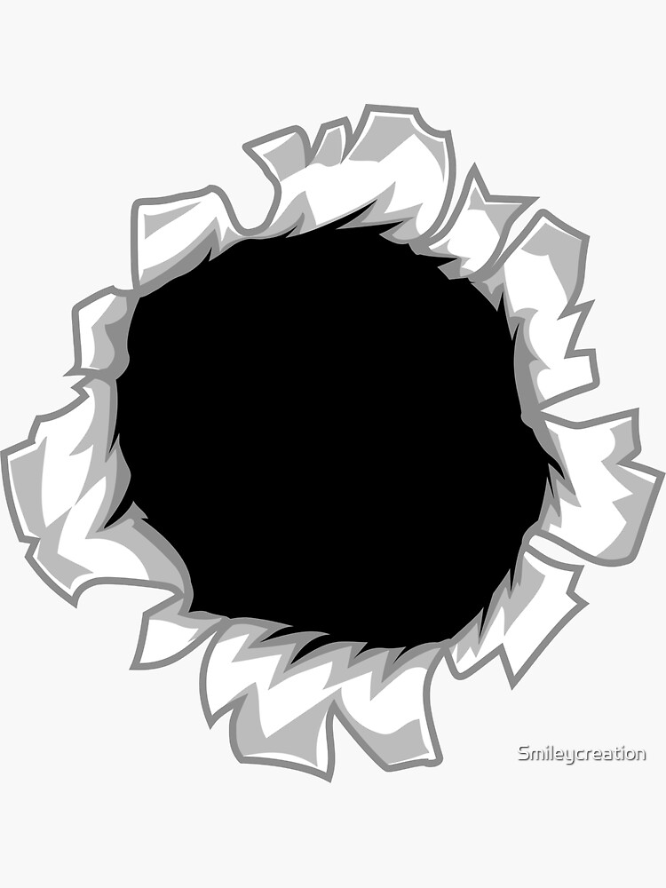 "Hole" Sticker for Sale by Smileycreation | Redbubble