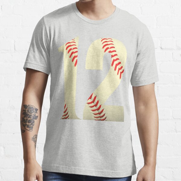 "Baseball number 12" T-shirt for Sale by Xhere | Redbubble | baseball t ...