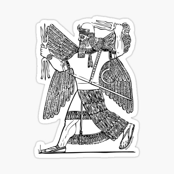 "Sumerian" Sticker for Sale by BizzyBzzz | Redbubble