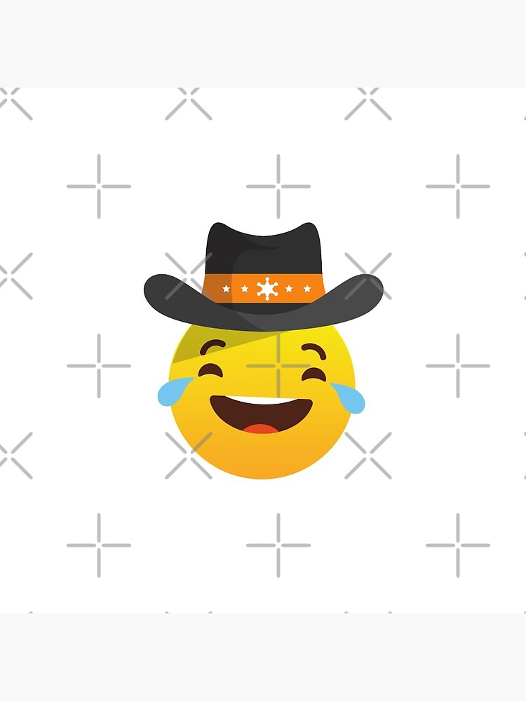 "Laugh Crying Emoji - Cowboy emoji, Emoji Combo, Crying Laughing Emoji ...