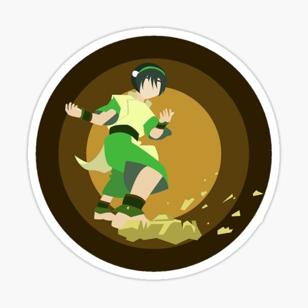 "Toph" Sticker for Sale by franicor | Redbubble