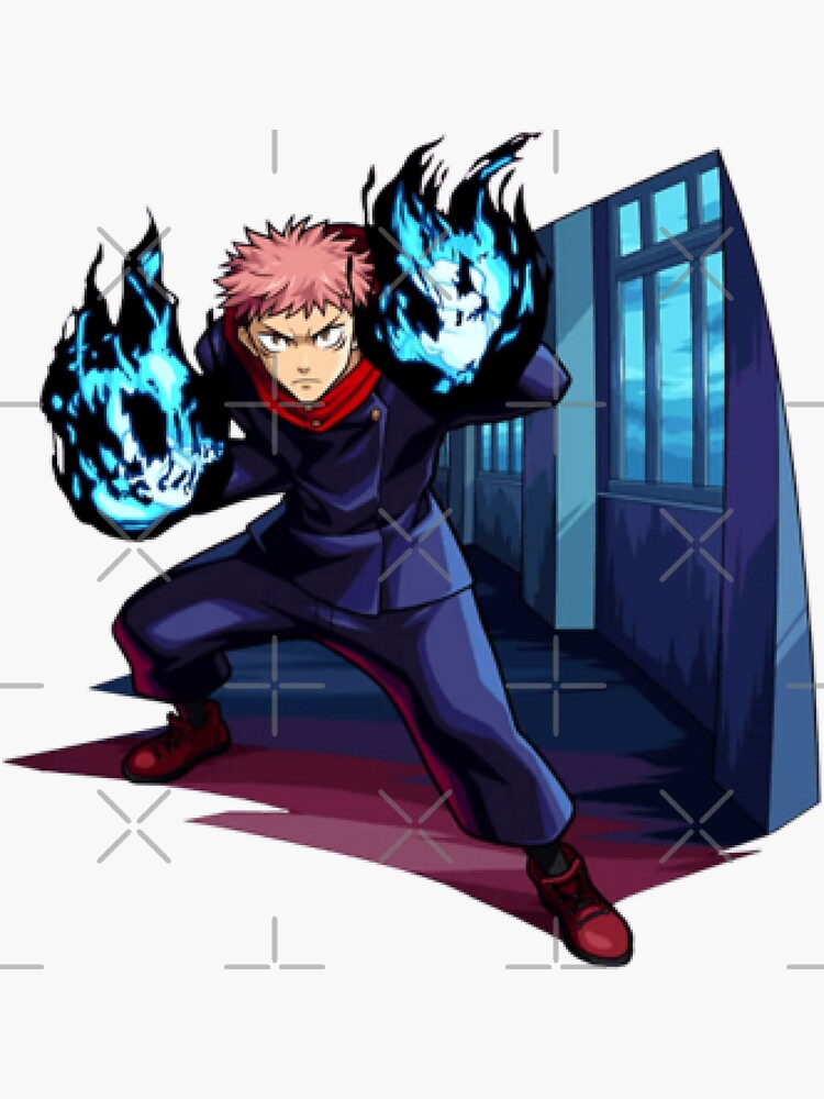 Pegatina «Yuji Itadori (Jujutsu Kaisen)» de GrisArt | Redbubble