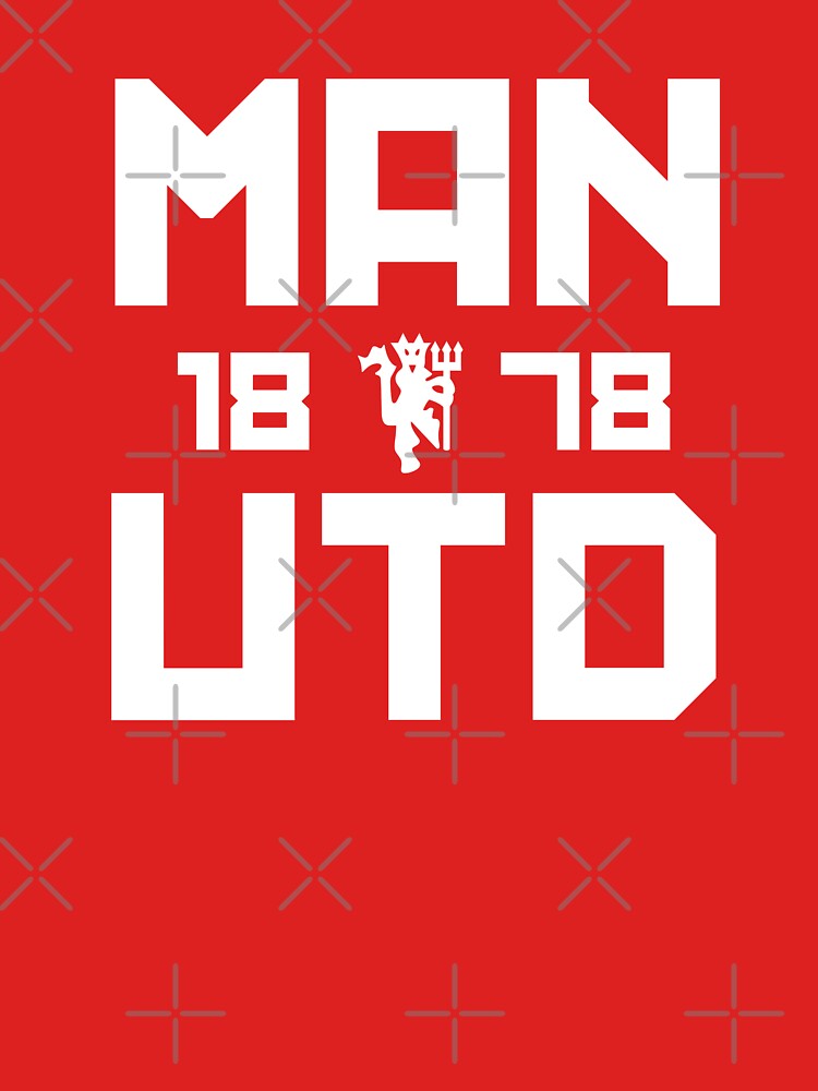 "Manchester United 1878" T-shirt for Sale by tifofooty | Redbubble ...