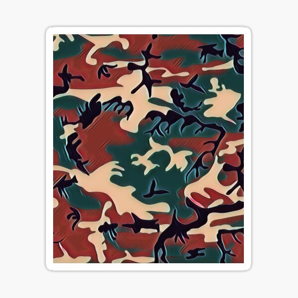 "Army uniform, Soldier, Camouflage,Military Design" Sticker for Sale by ...