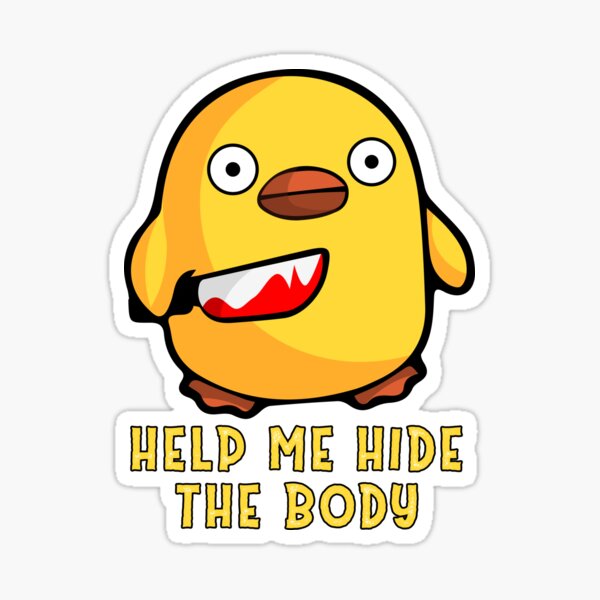 Murder Duck Stickers | Redbubble