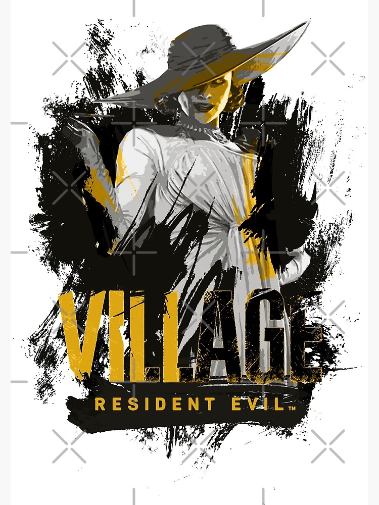 "Resident Evil Village - Lady Dimitrescu" Art Print by Pixelgia | Redbubble