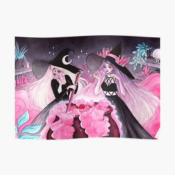 "Witching hour" Poster for Sale by ARiAillustr | Redbubble