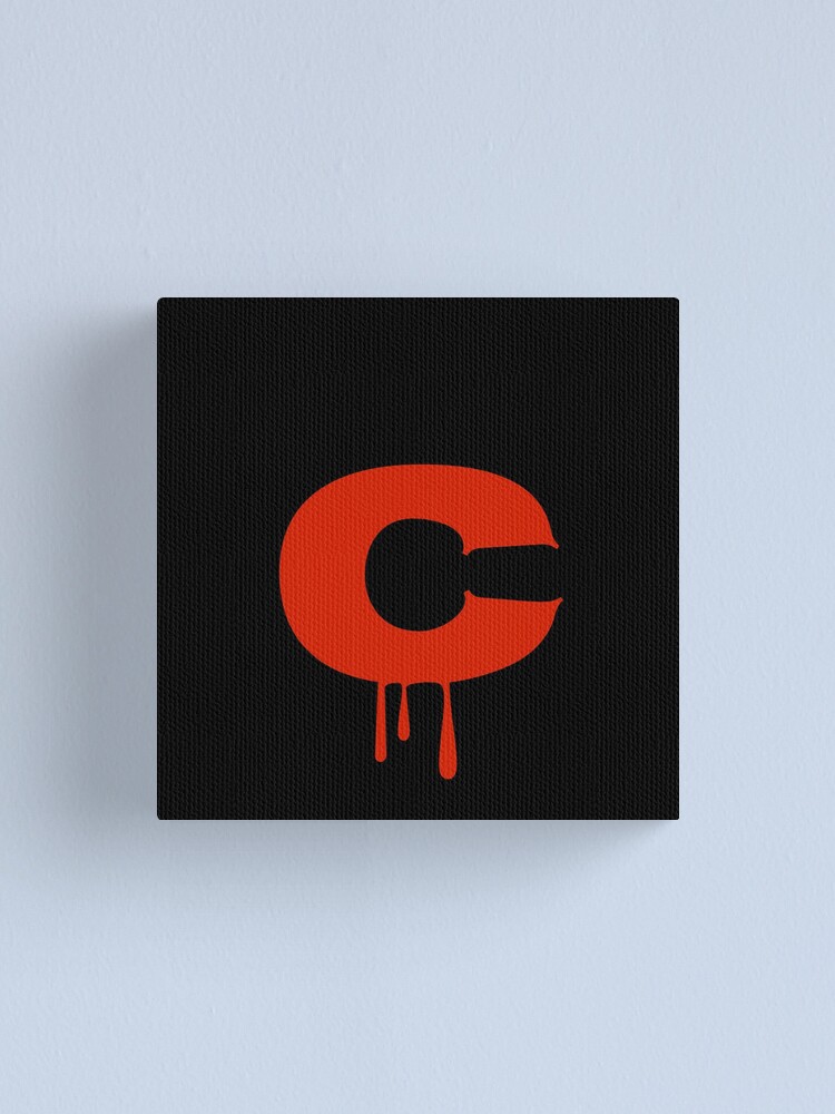 "Dripping Letter C" Canvas Print by myminimalist | Redbubble