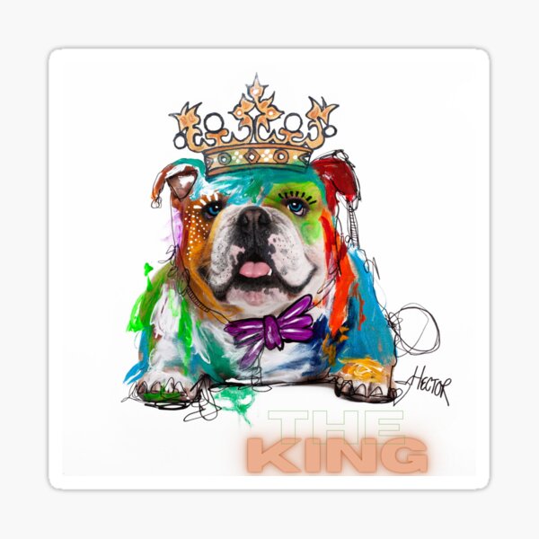 "Hector The King" Sticker by Gospa | Redbubble