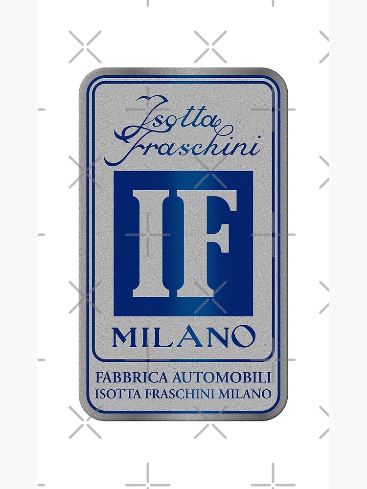 "Isotta Fraschini Vintage Logo" Poster for Sale by CitiesonWalls ...