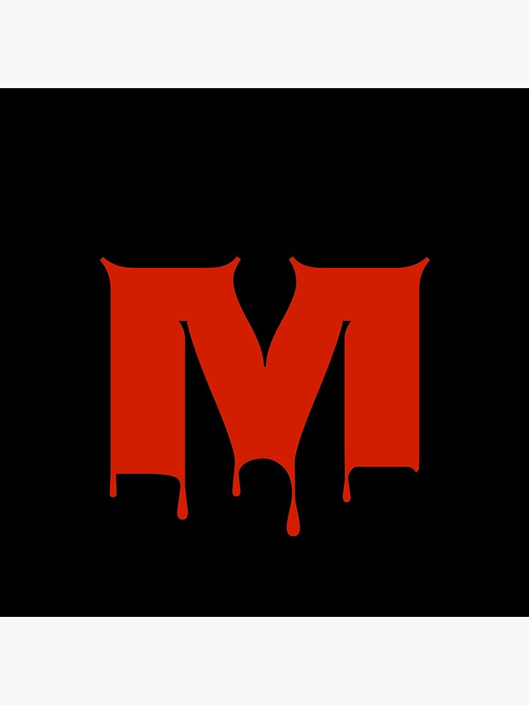 "Dripping Letter M" Photographic Print by myminimalist | Redbubble