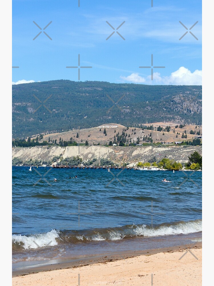 "penticton sign from okanagan beach" Poster for Sale by coraleeannibal ...