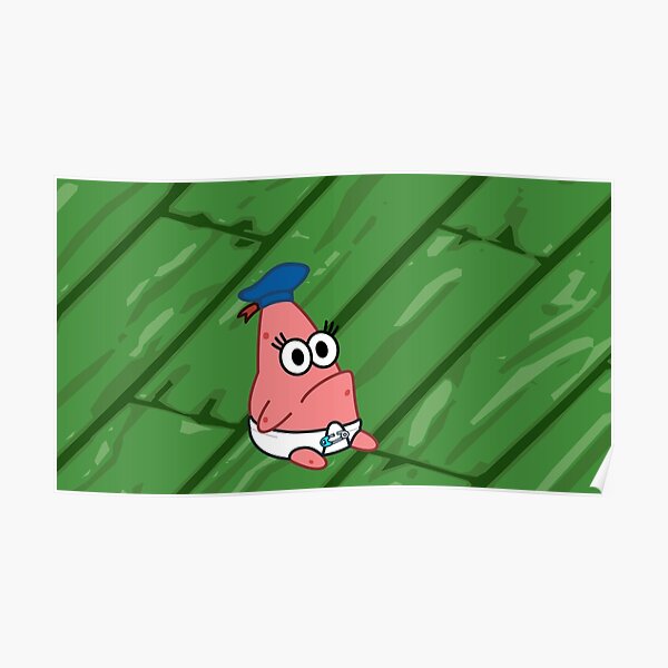 "Baby Patrick MEME" Poster for Sale by Keles | Redbubble
