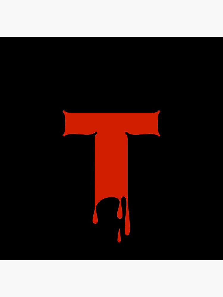 "Dripping Letter T" Art Print for Sale by myminimalist | Redbubble