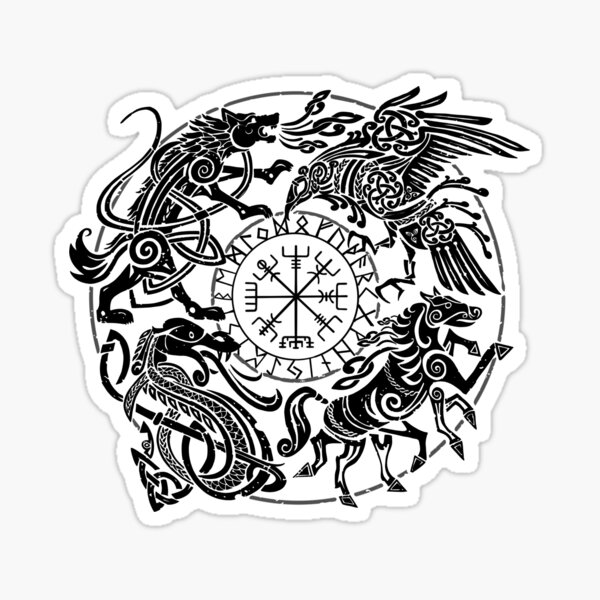 "Ragnarok" Sticker by sandarmi | Redbubble